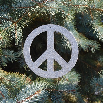 Peace Sign Ornament Tutorial - Crap I've Made